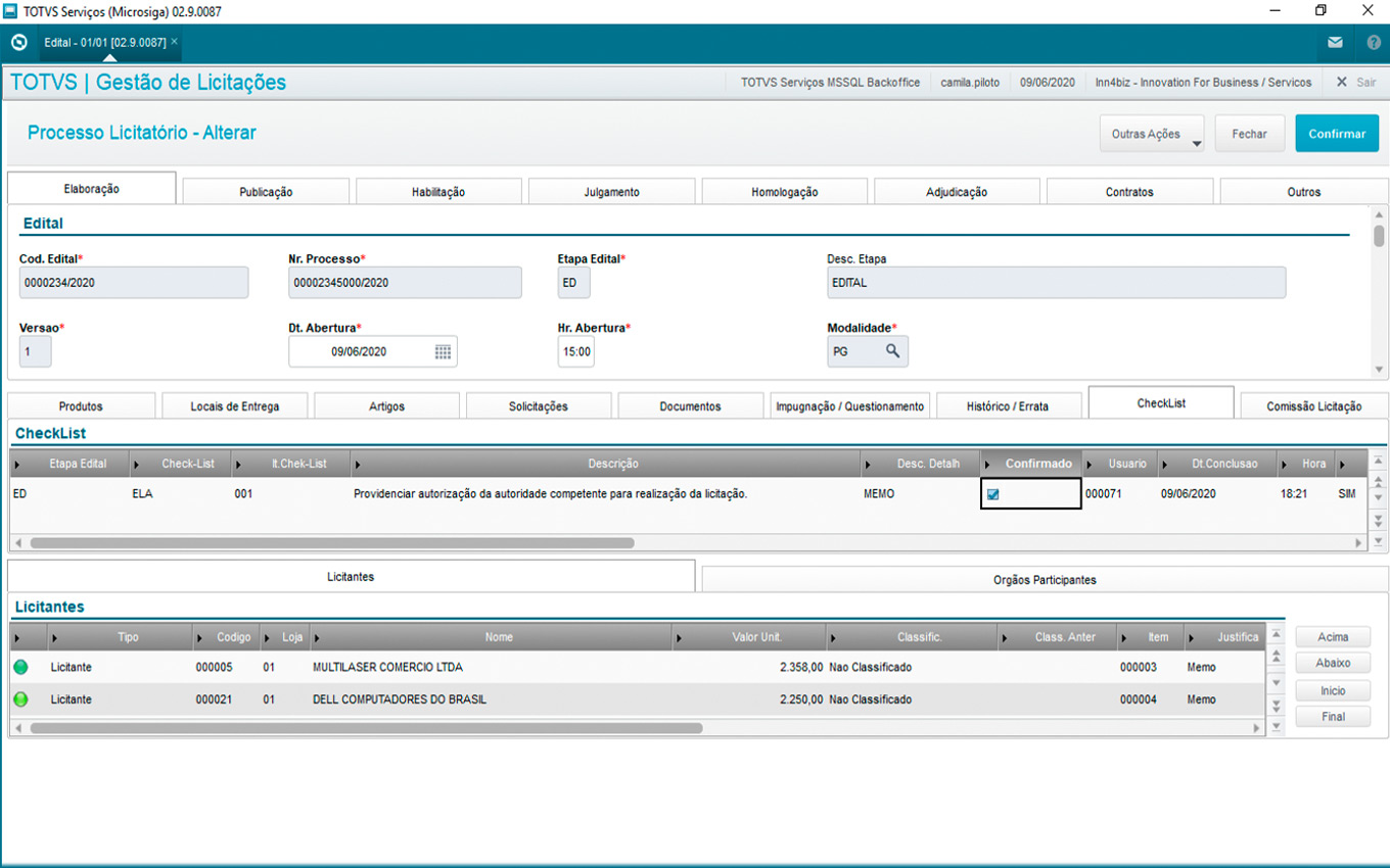 Protheus: precios, funciones y opiniones