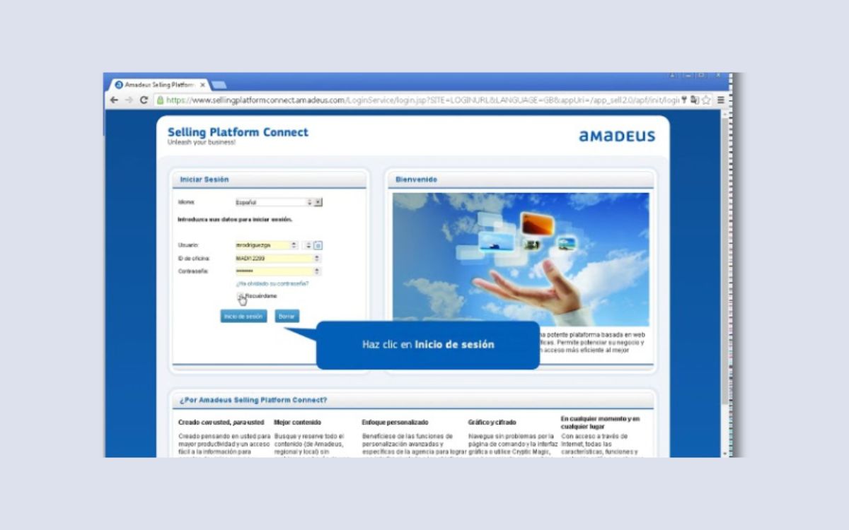 Analiza Amadeus Selling Plataform: plataforma GDS global