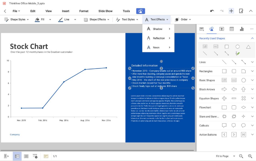Thinkfree Office Neo: precios, funciones y opiniones